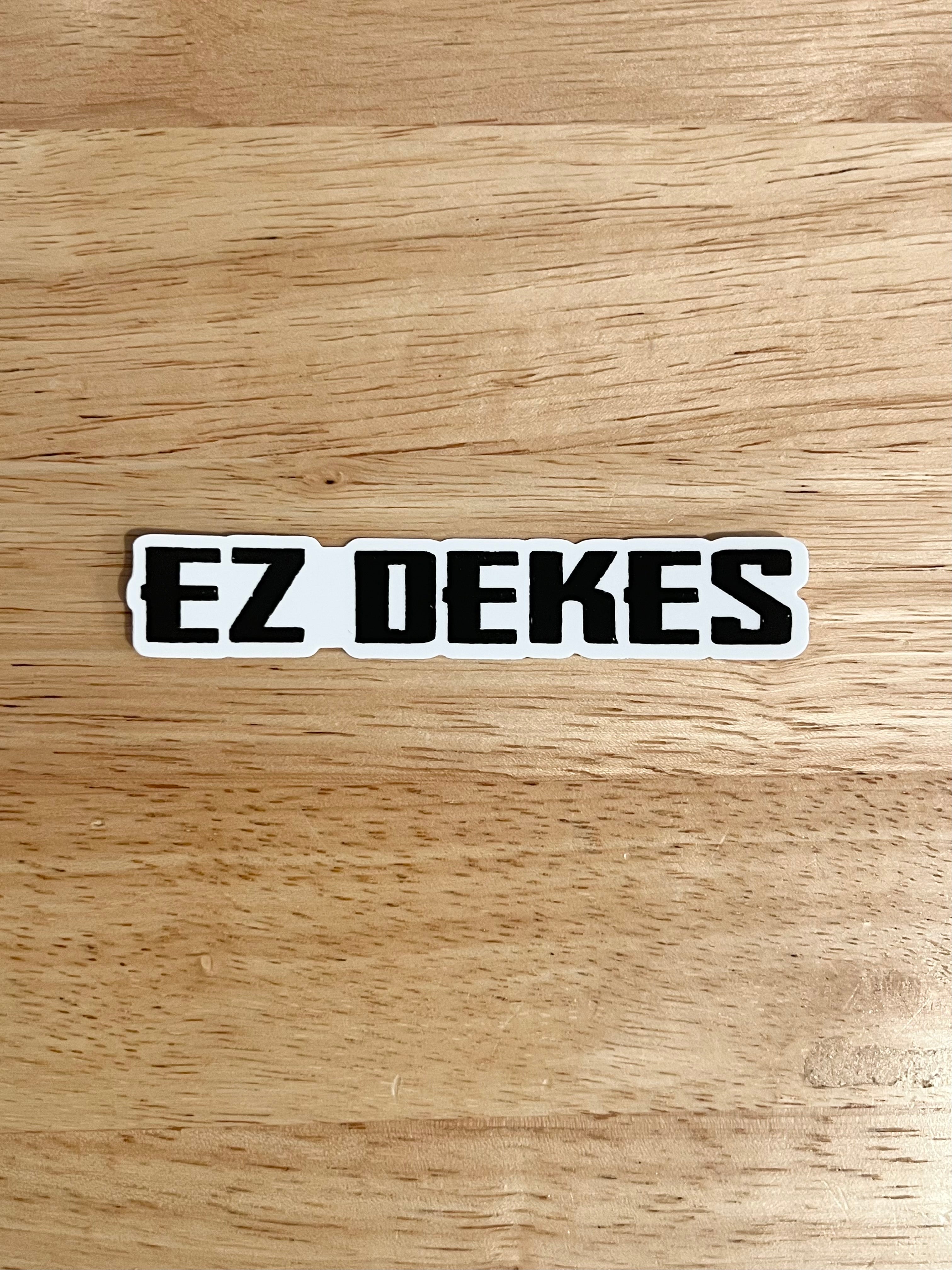EZ DEKES Die-Cut Sticker - 4" – EZDEKES