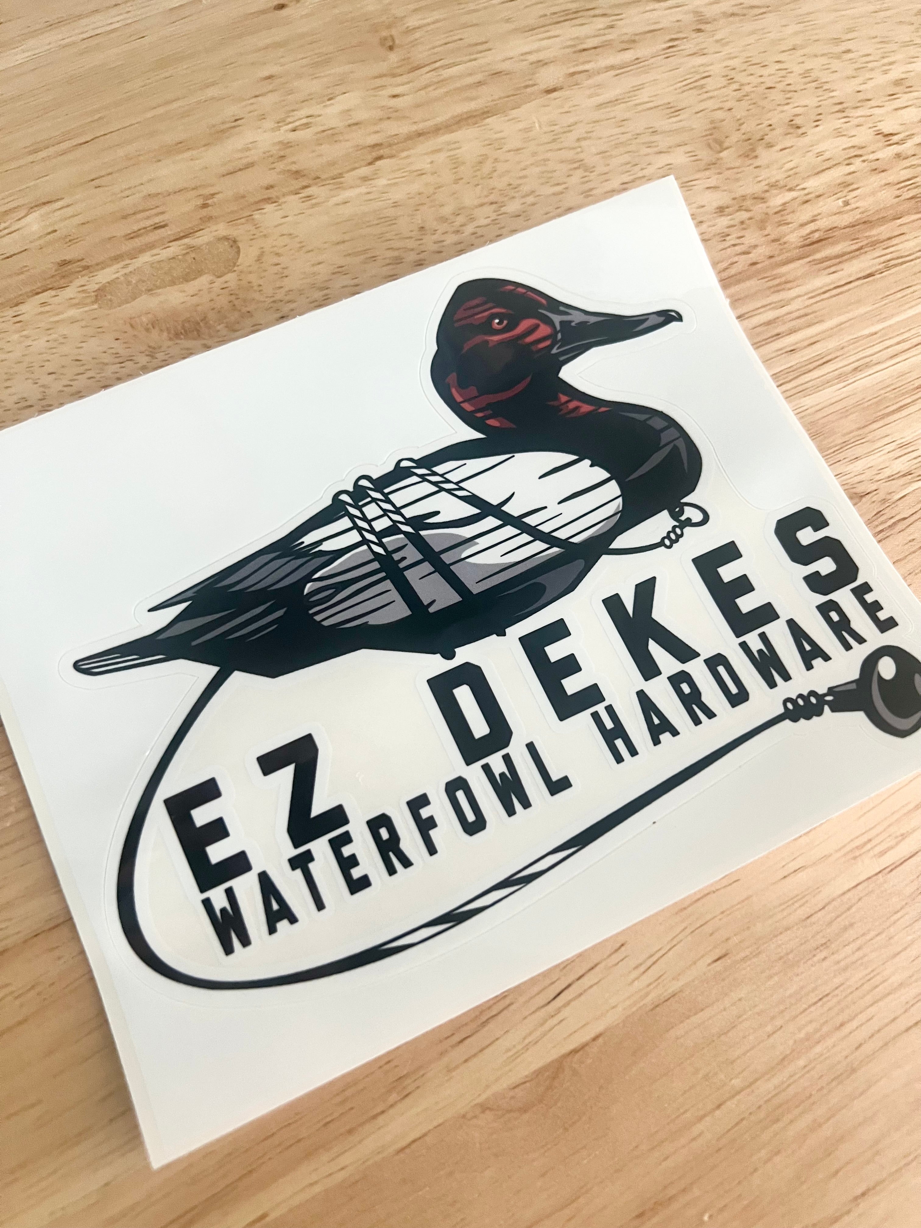 EZ DEKES Waterfowl Hardware Signature Logo Decal - 5"